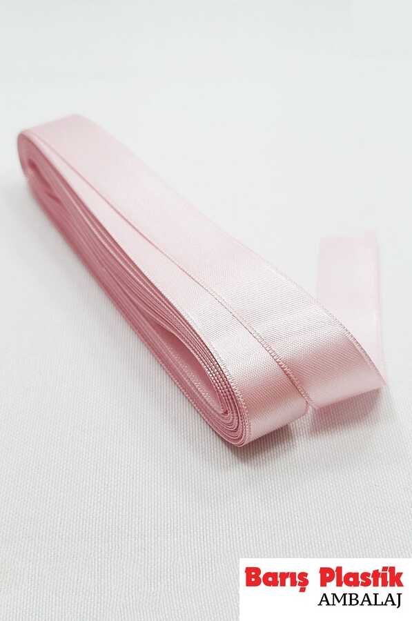 Kurdele Saten 2 Cm 10 Metre Açık Pembe MANDALLAR VE KURDELELER